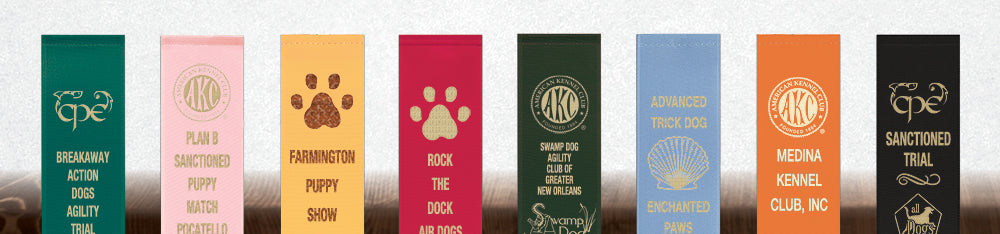 Dog Show Hemmed Top Ribbons