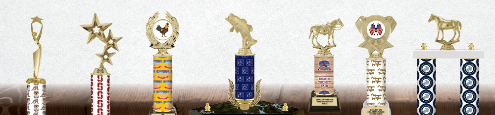 Festival Award Column Trophies | Fair Custom Column Trophies