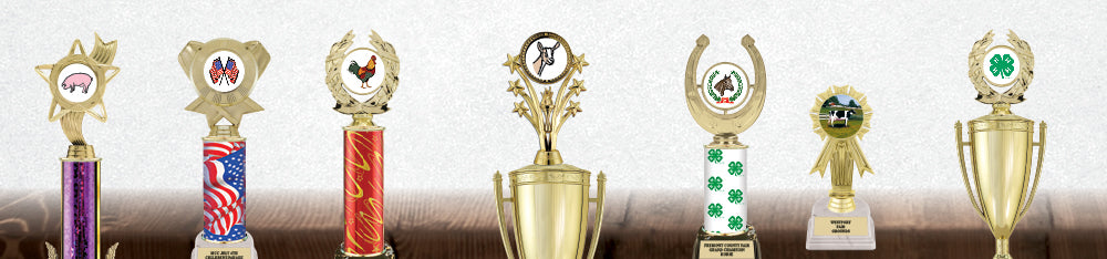 Fair Custom Insert Trophies | Custom Fair Trophies