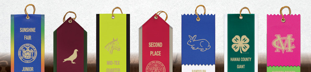 Fair, Festival & 4-H Layered Ribbons