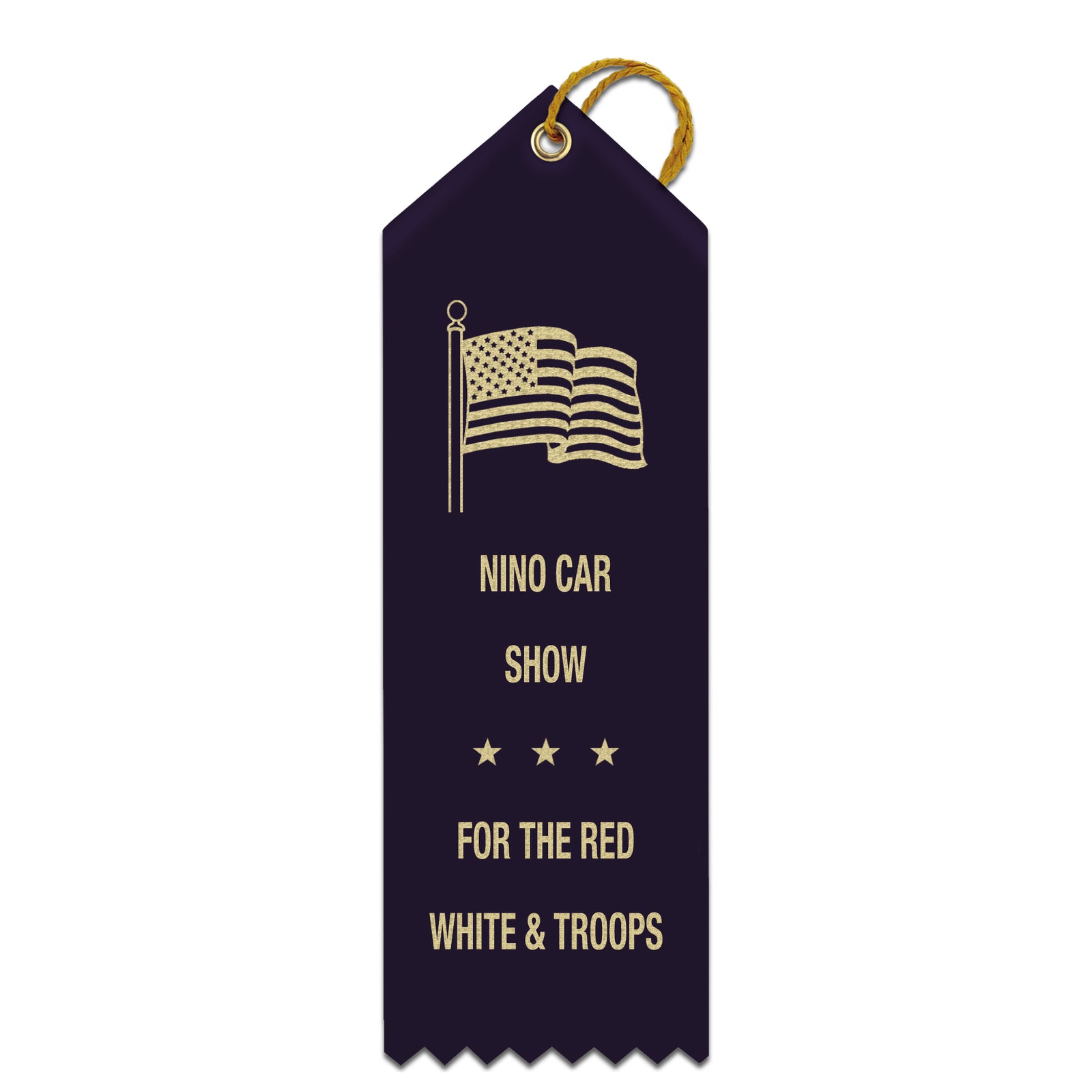 Point Top Award Ribbon | Award Ribbons | Hodges Badge Company