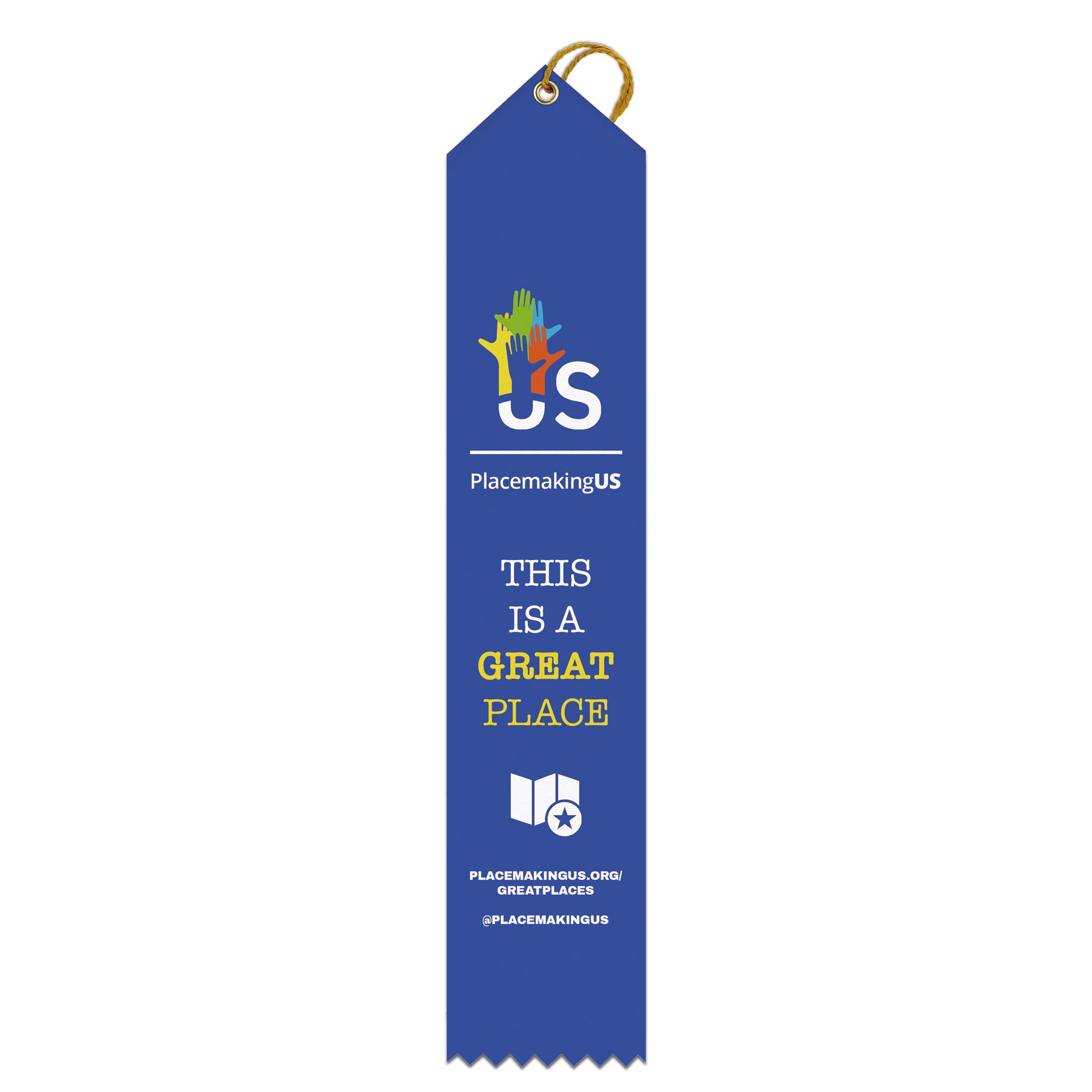 Multicolor Point Top Award Ribbon - 2" x 10" | Hodges Badge Company
