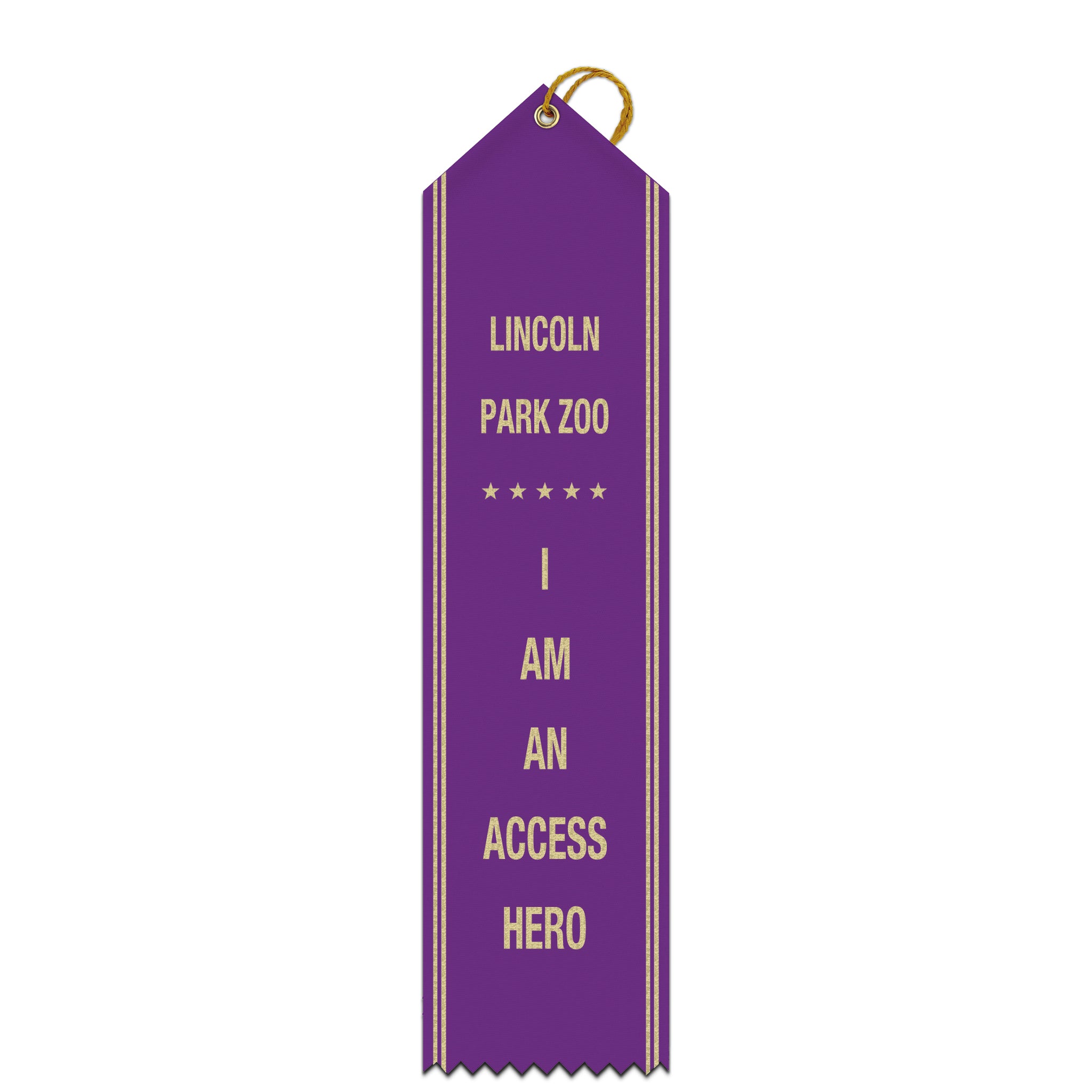 Point Top Award Ribbon w/ Border | Award Ribbons | Hodges Badge