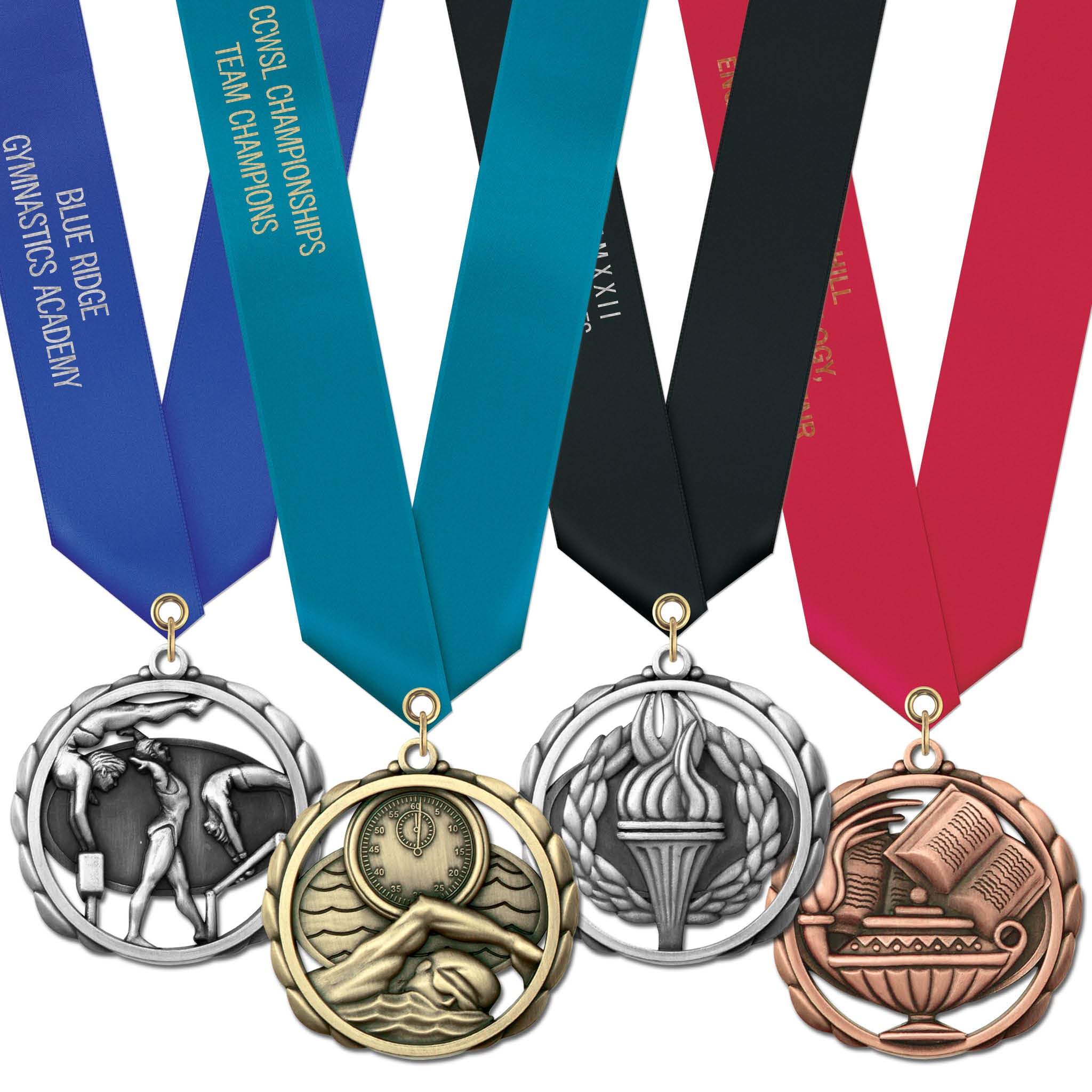 ES Medal w/ Satin | Award Medals | Hodges Badge Company