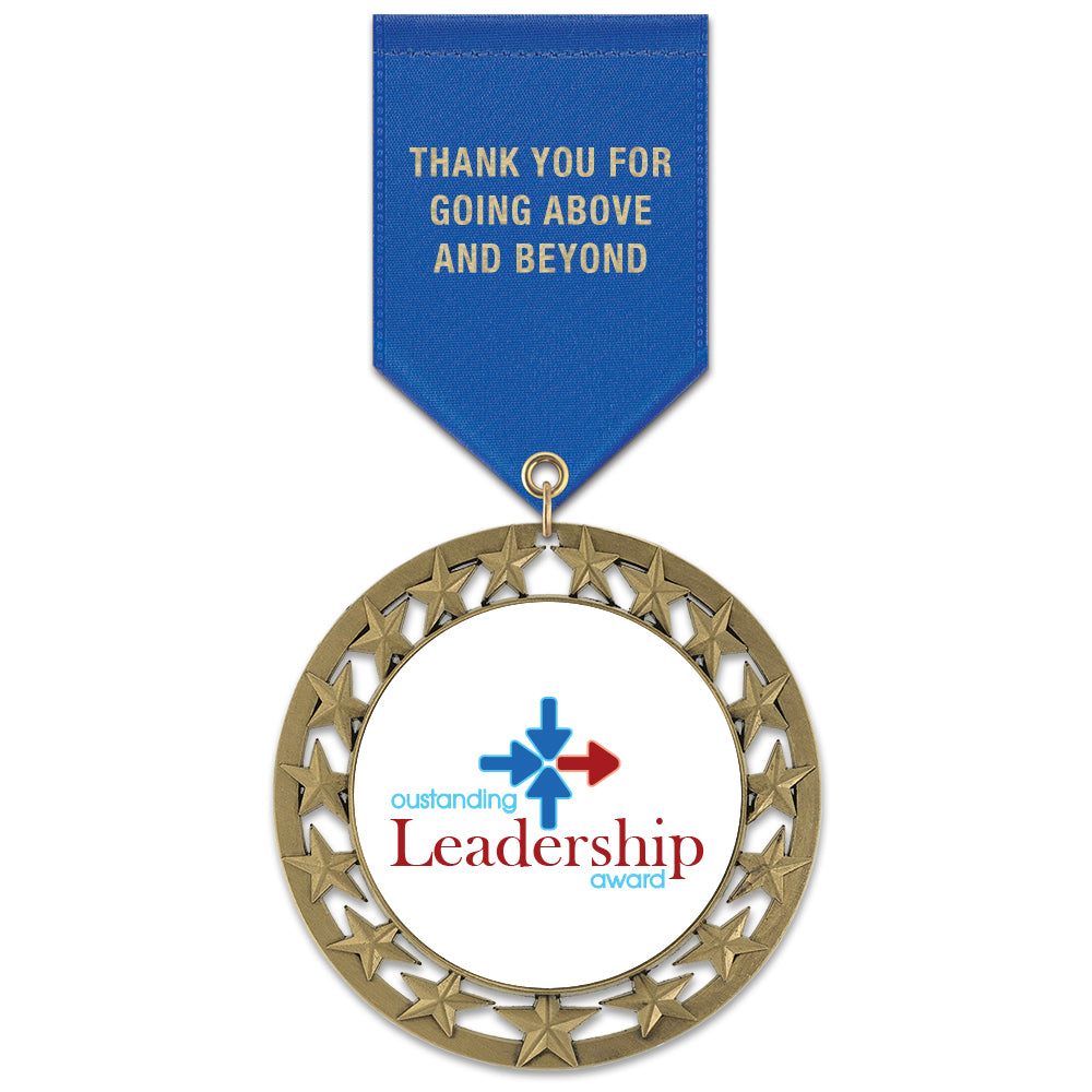 RS14 Award Medal w/ Satin Drape | Hodges Badge Company
