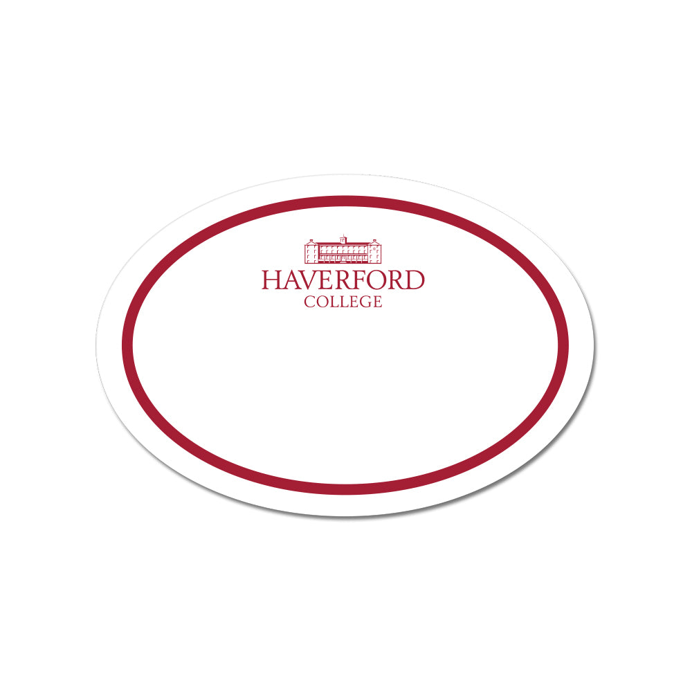 Oval Stick-on Name Tag | IDs