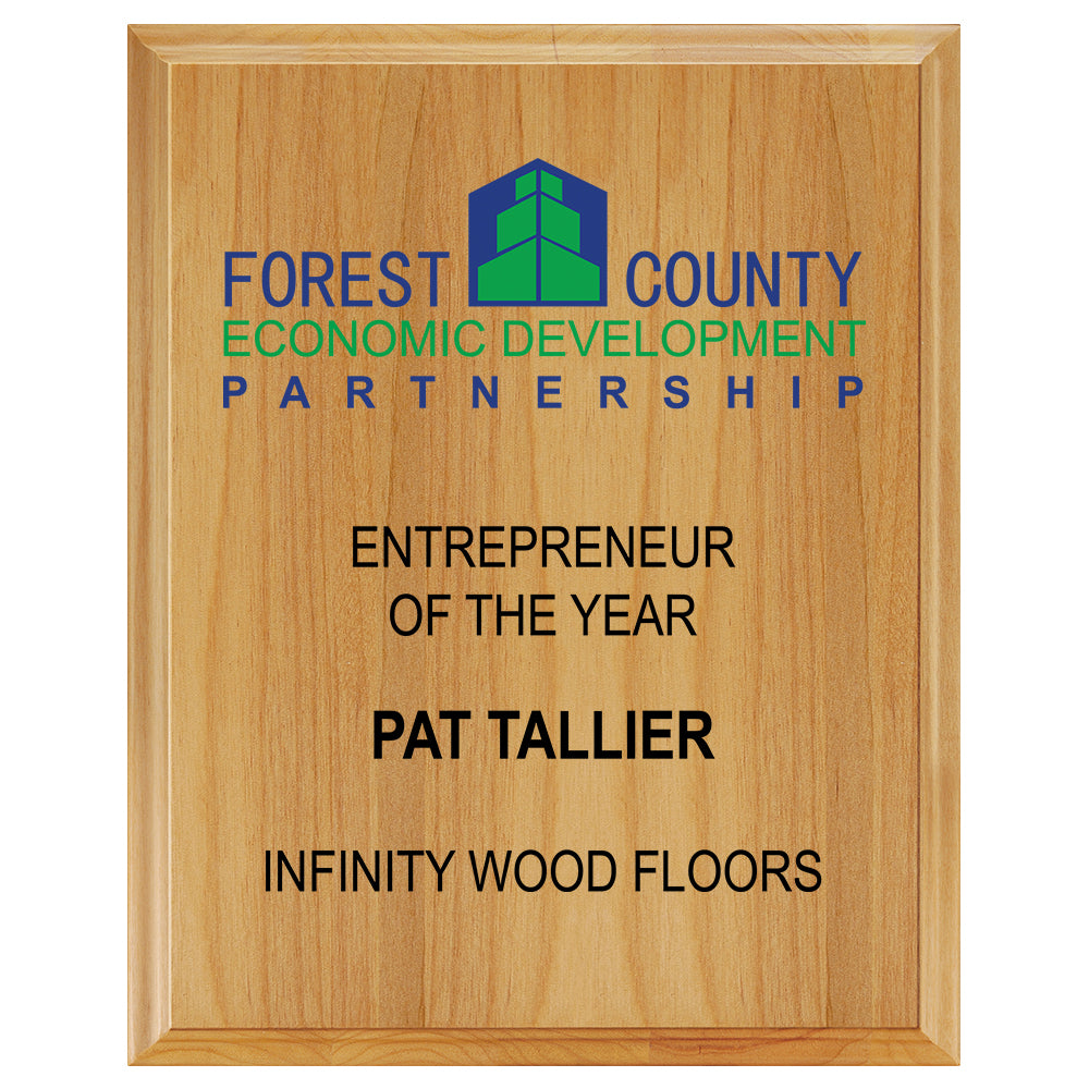 Full Color Plaque - Red Alder | Hodges Badge