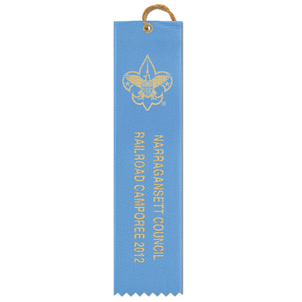2" x 16" Square Top Flag Pole Award Ribbon | Hodges Badge Company