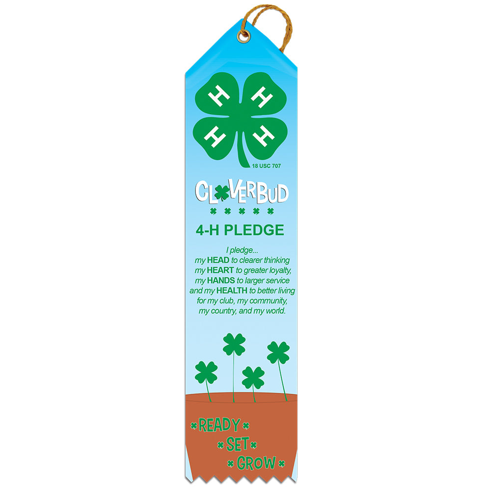 Clover Pledge Award Ribbon | Hodges Badge Company