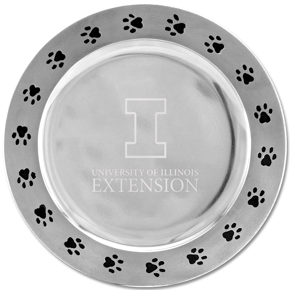 Paw Print Rim Plate | Plate Awards | Hodges Badge Company
