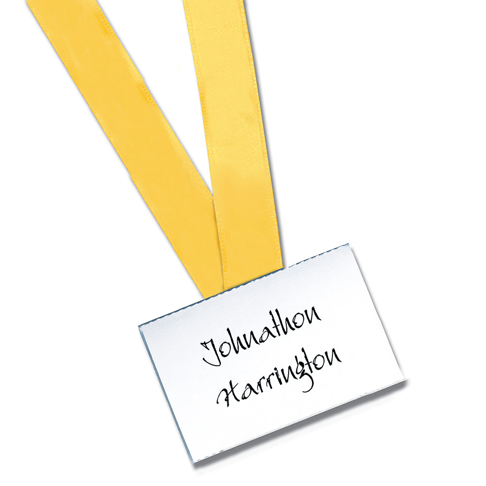 Custom Neck Ribbon with Name Badge| Award Frame | Hodges Badge