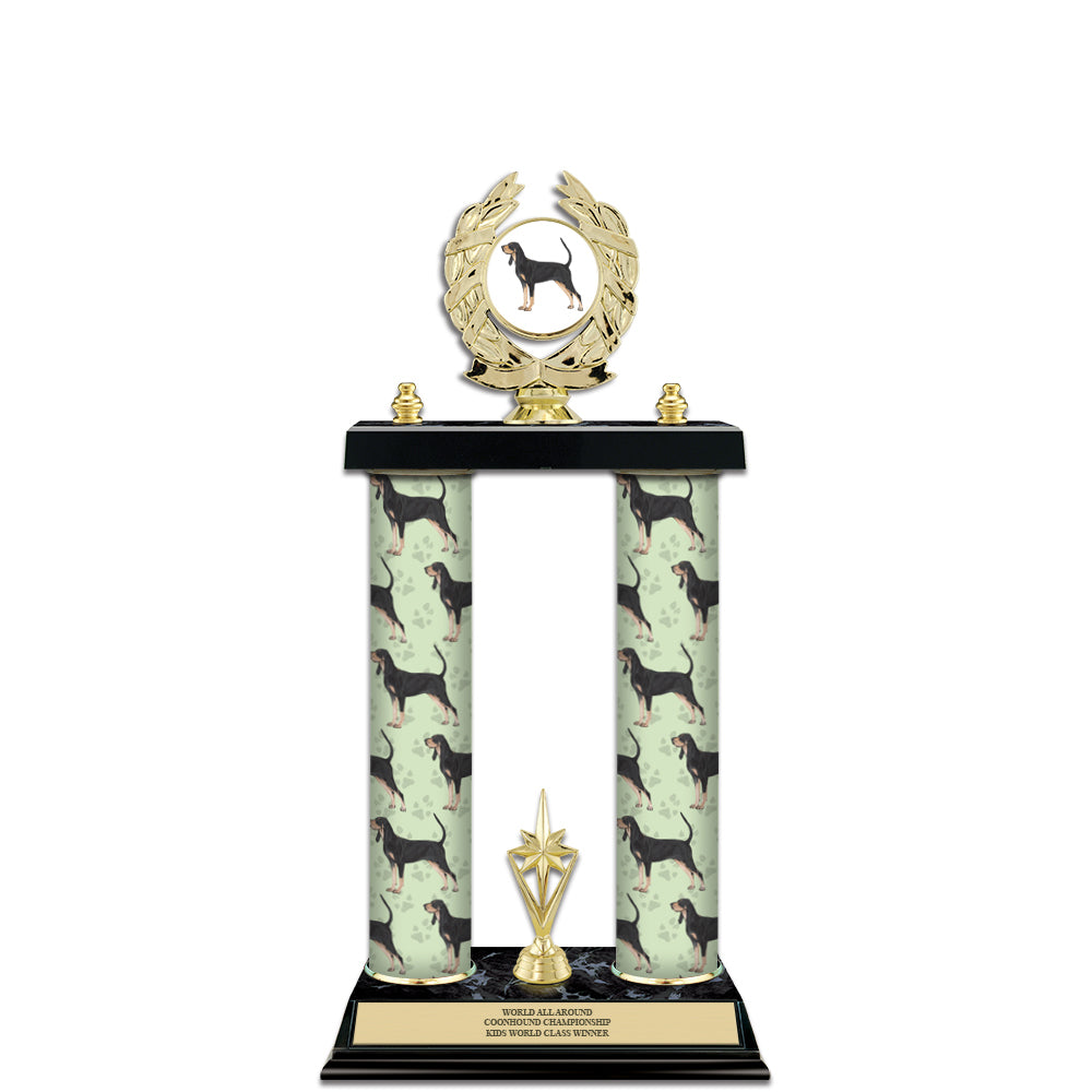 15" Custom 2 Column Trophy With Insert Top | Hodges Badge Company