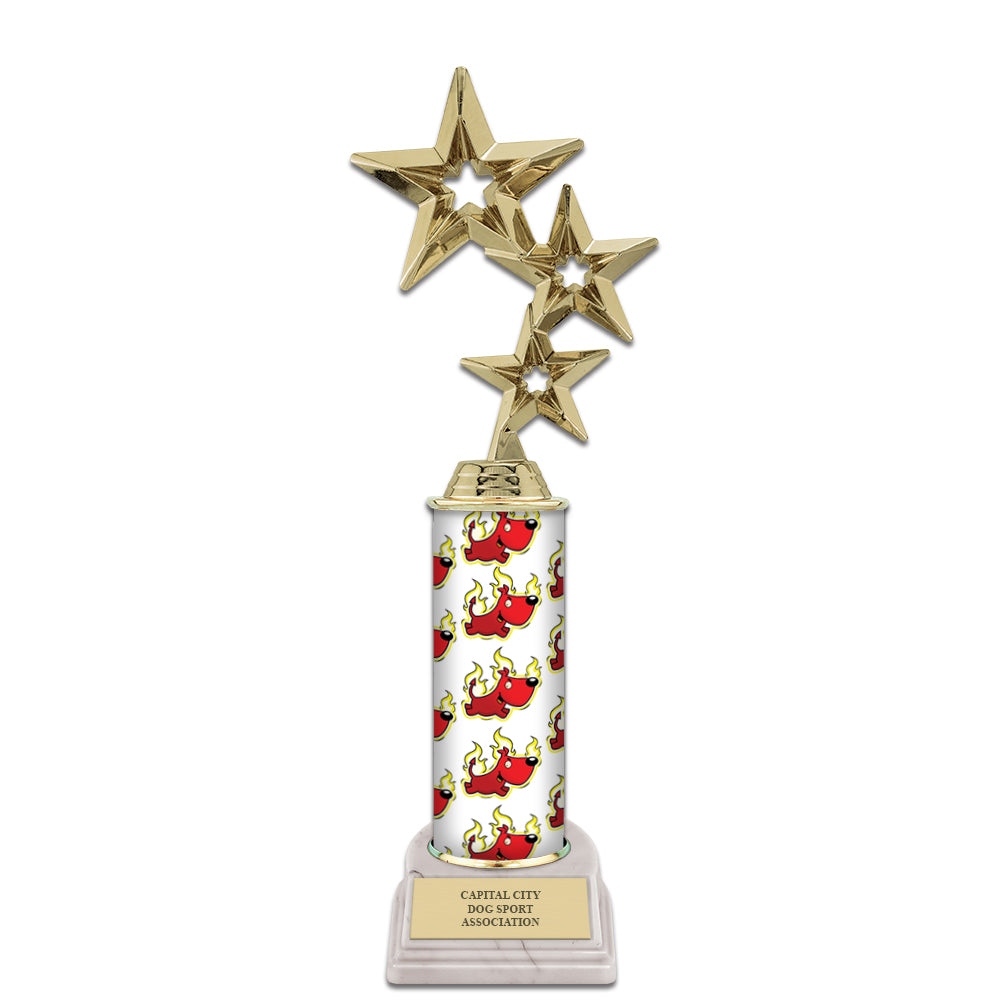 Custom Column Trophy | 11" Trophy | Hodges Badge Company