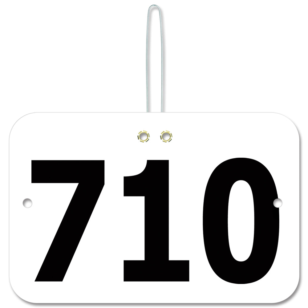 Stock Large Rider Number | Exhibitor Numbers | Hodges Badge