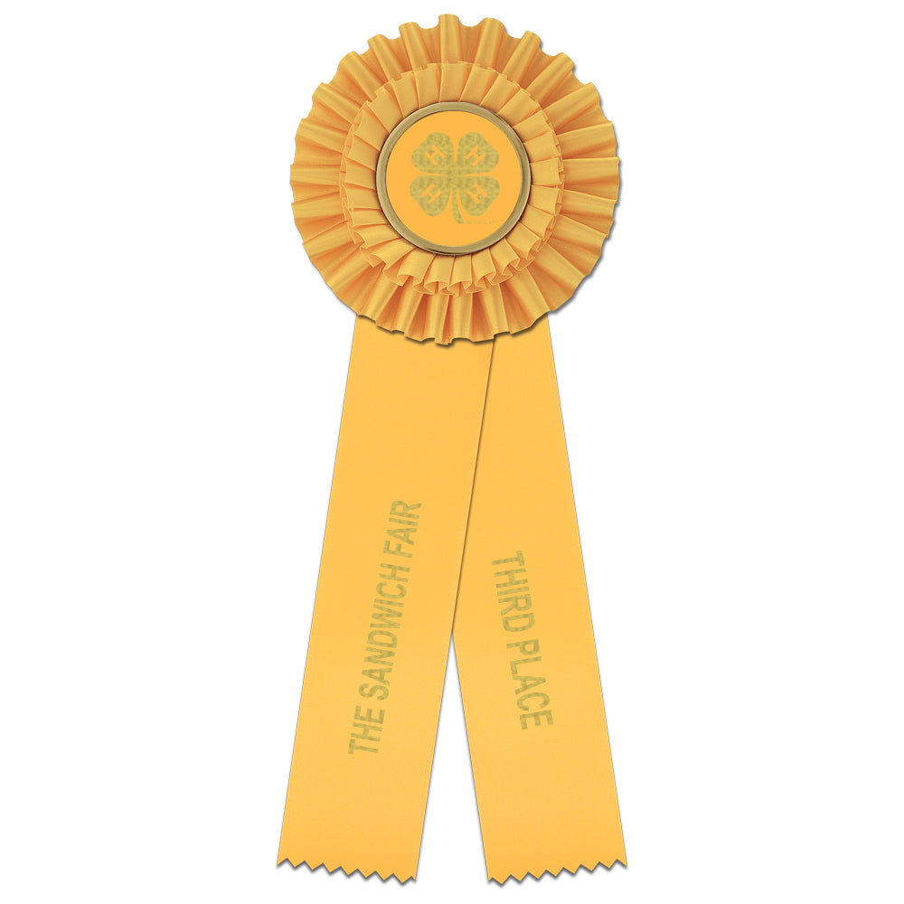 Luxury 2 Rosette Ribbons | Hodges Badge Company