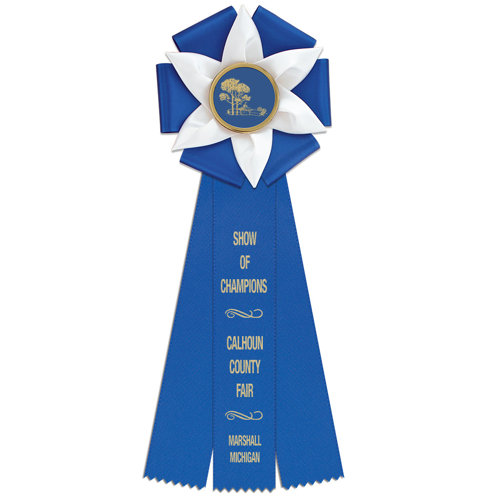 12" Aylesbury Rosette Award Ribbon | Hodges Recogniton
