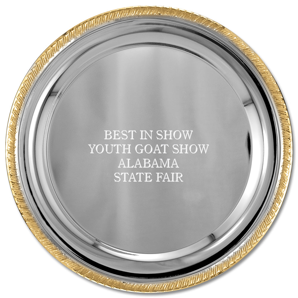 Silver Tray | Awards | Hodges Badge Co.