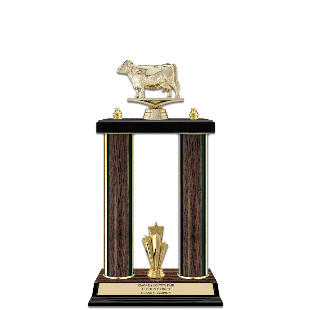 15" Walnut Series Award Trophy | Equestrian Award Trophies