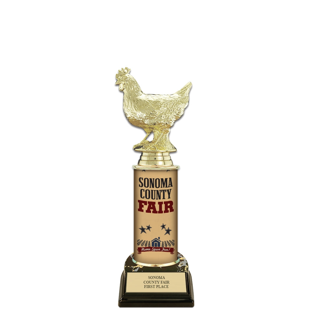 Custom Column Trophy | 10" Trophy | Hodges Badge Company