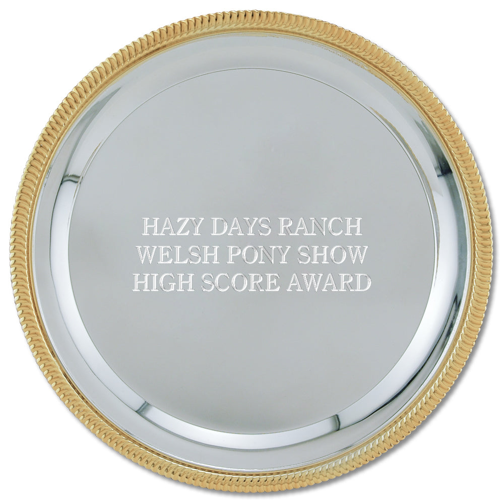 Silver Tray | Awards | Hodges Badge Company
