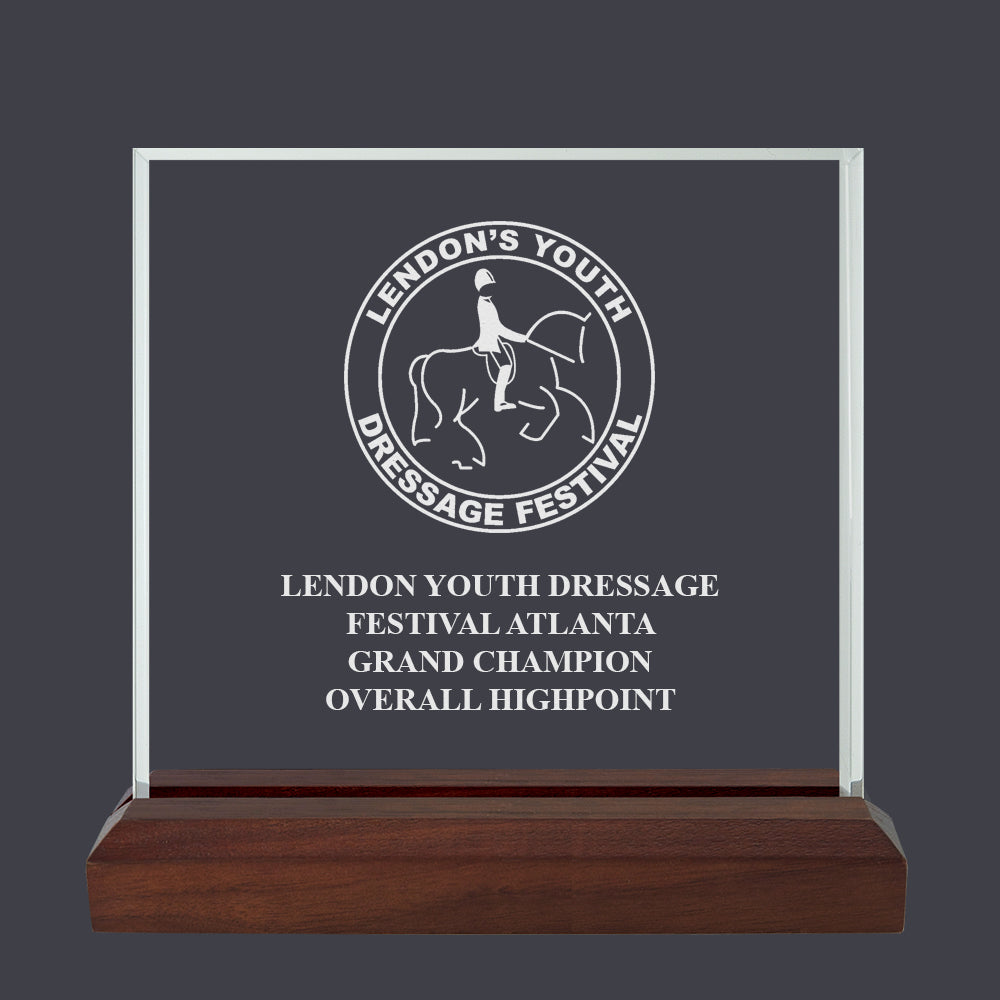 Engraved Sqaure Acrylic Award | Hodges Badge Company