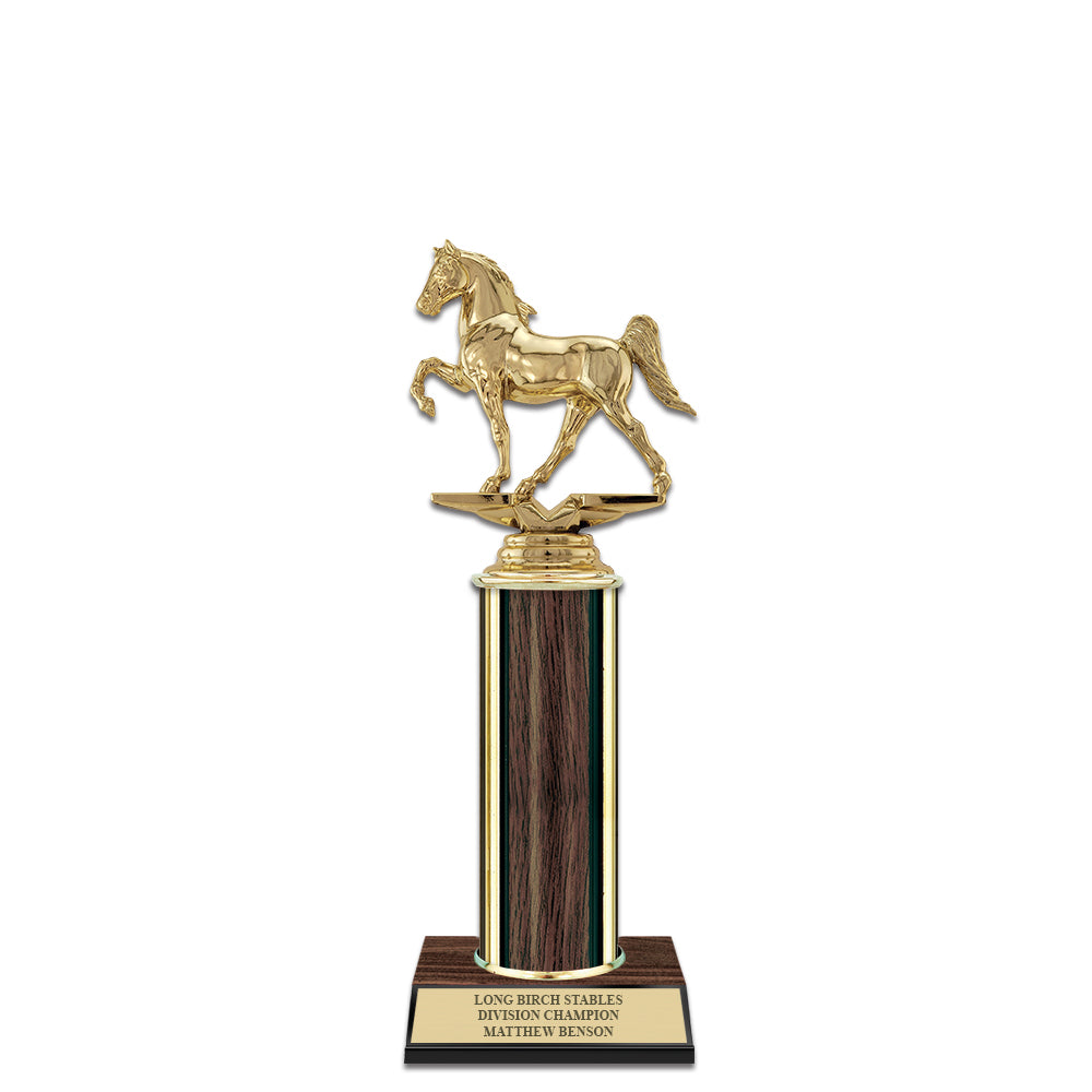 10" Walnut Series Award Trophy | Equestrian Award Trophies | Hodges