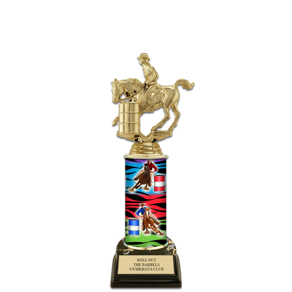 10" Black HS Award Trophy | Hodges Badge Company