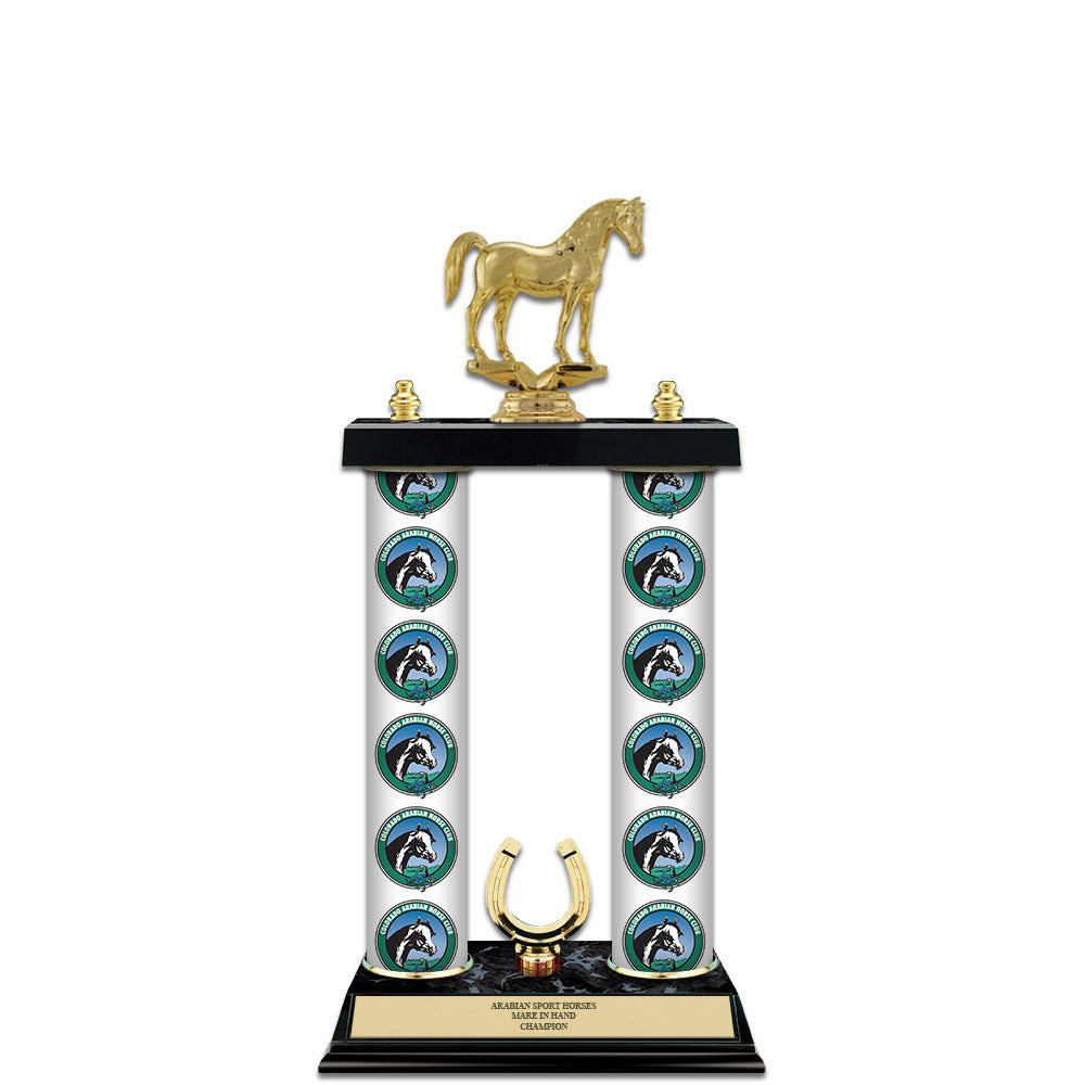 15" Custom 2 Column Trophy | Hodges Badge Company