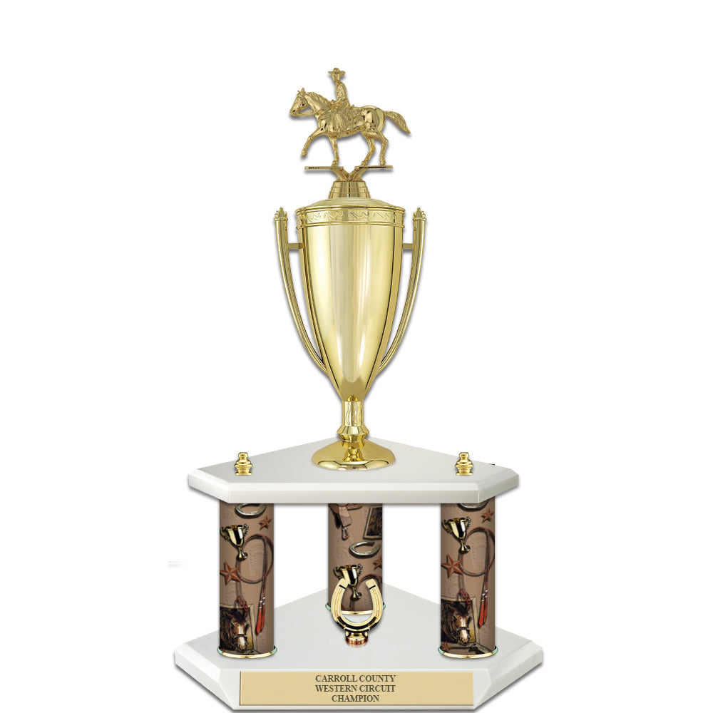 20 in. White Trophy | Hodges Badge Company