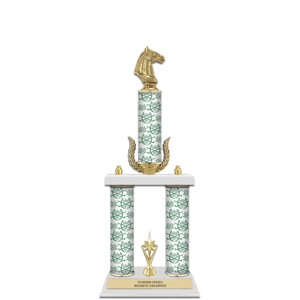 20" Custom 3 Column Trophy | Hodges Badge Company