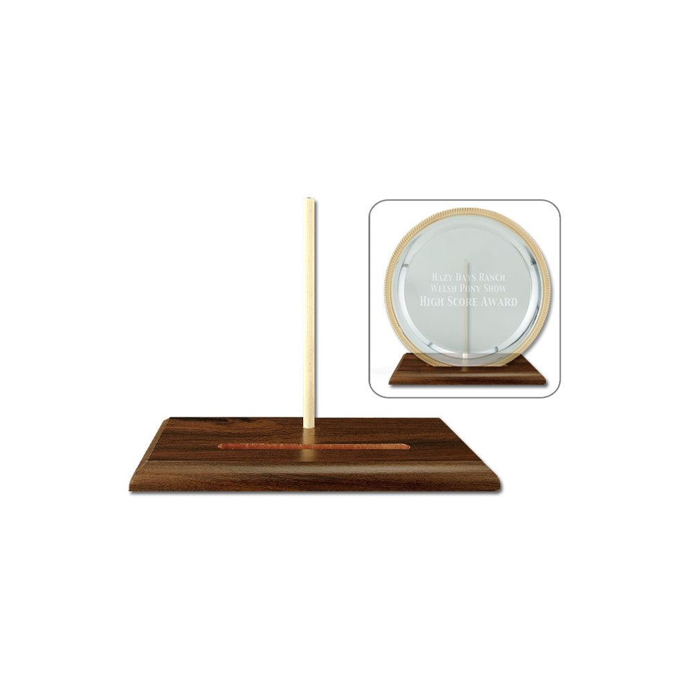 Plate Stand to display awards | Hodges Badge Company