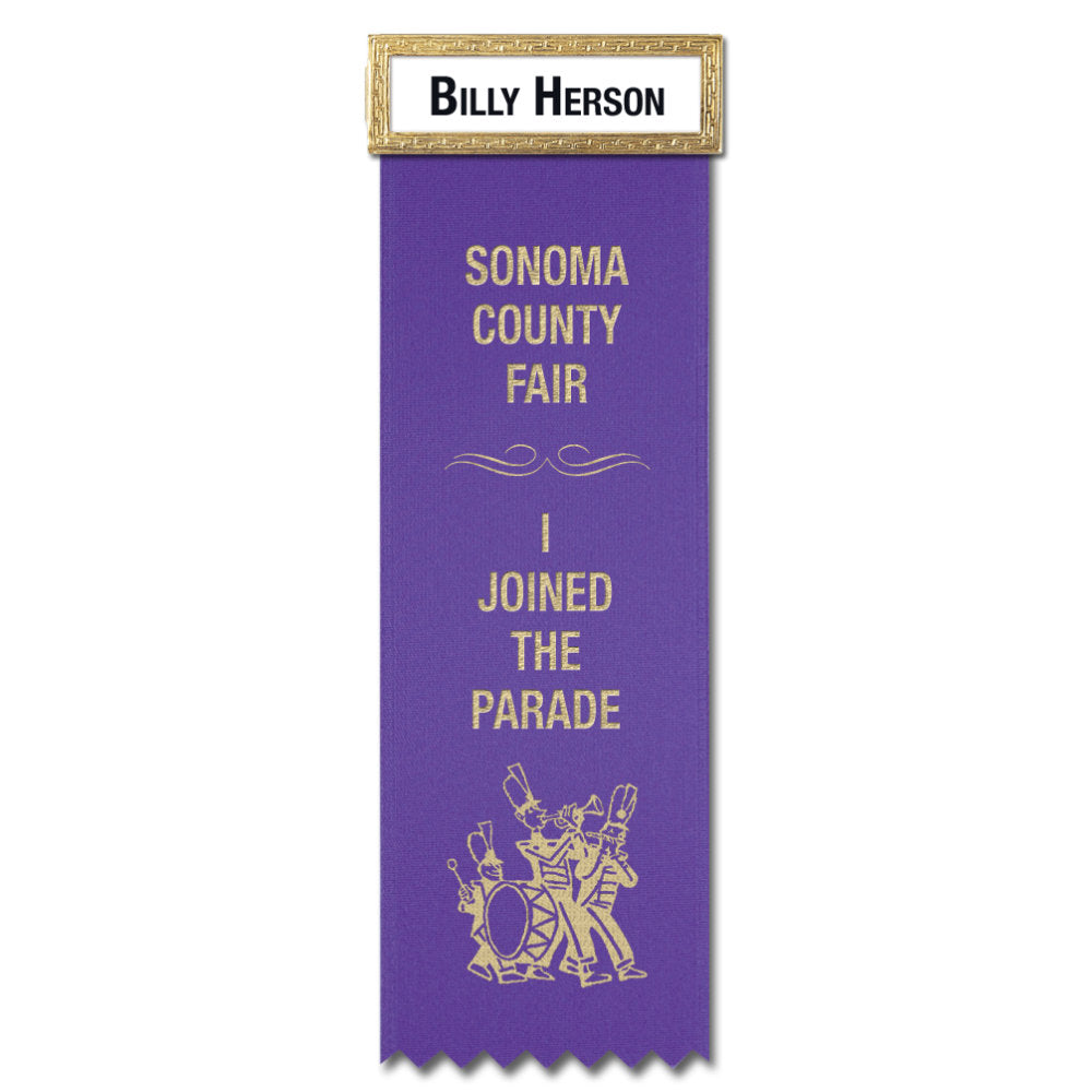 Gold ID Bar w/ Ribbon | Hodges Badge Company
