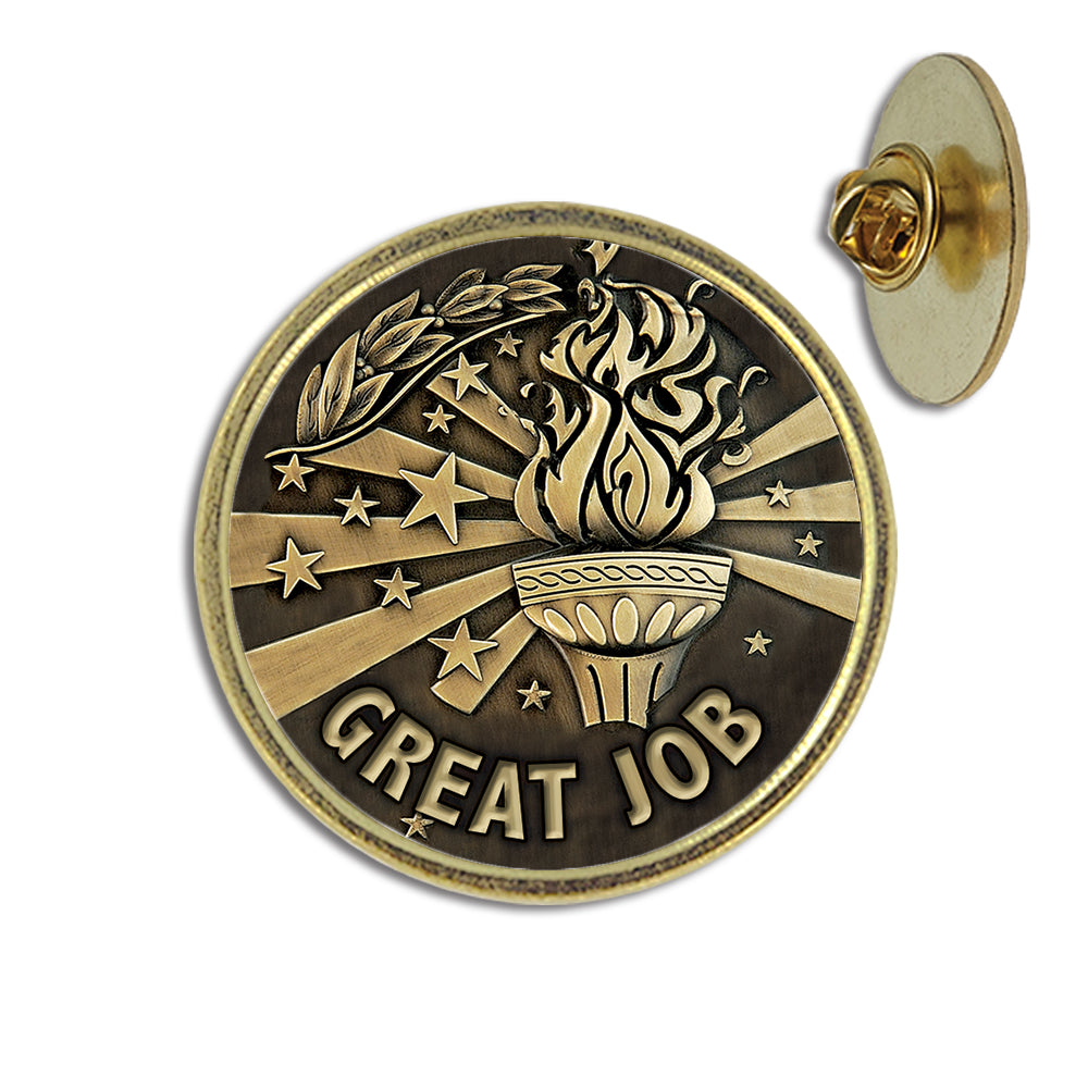 Great Job Lapel Pin | Hodges Badge Company