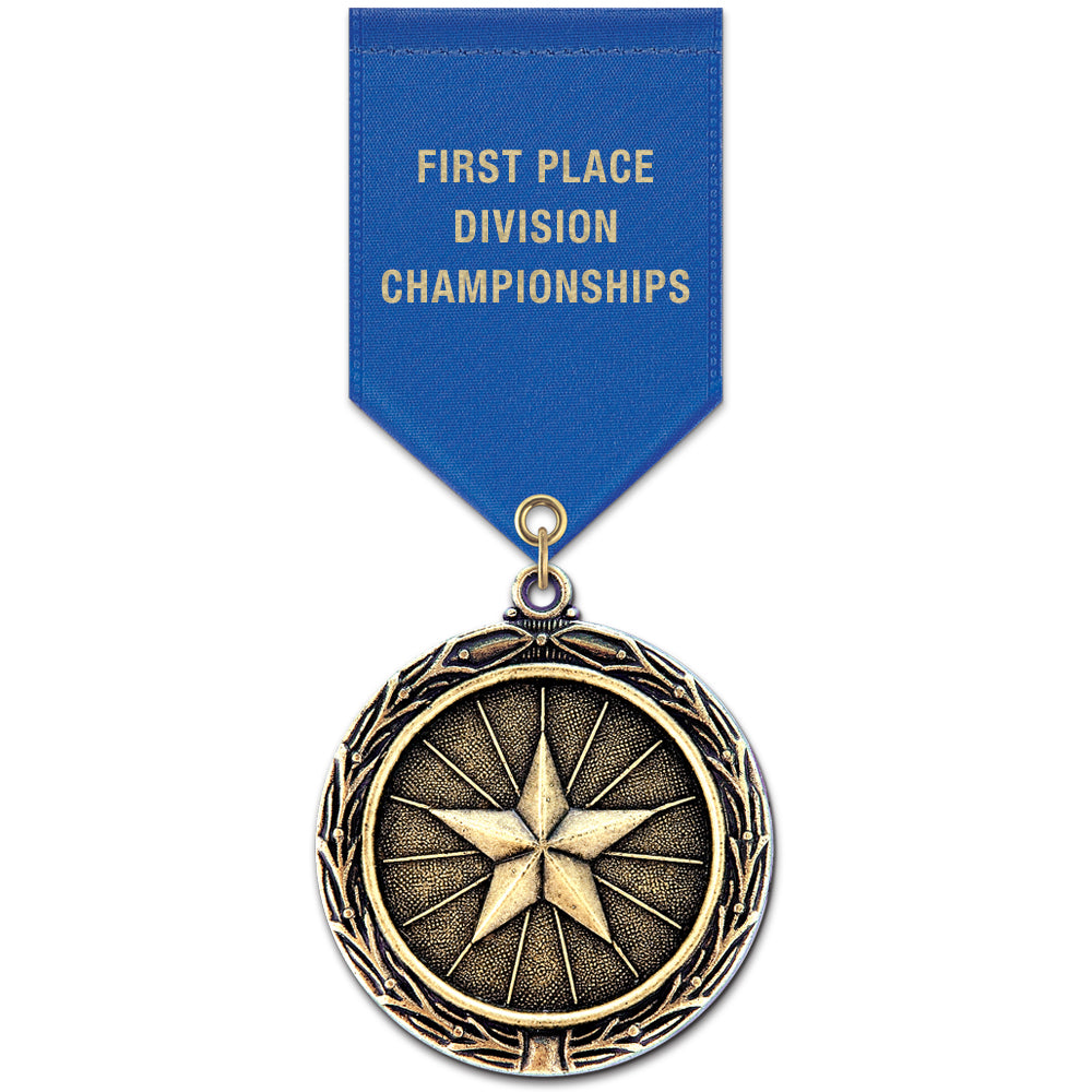 LX Medal w/ Drape | Award Medals| Hodges Badge Company