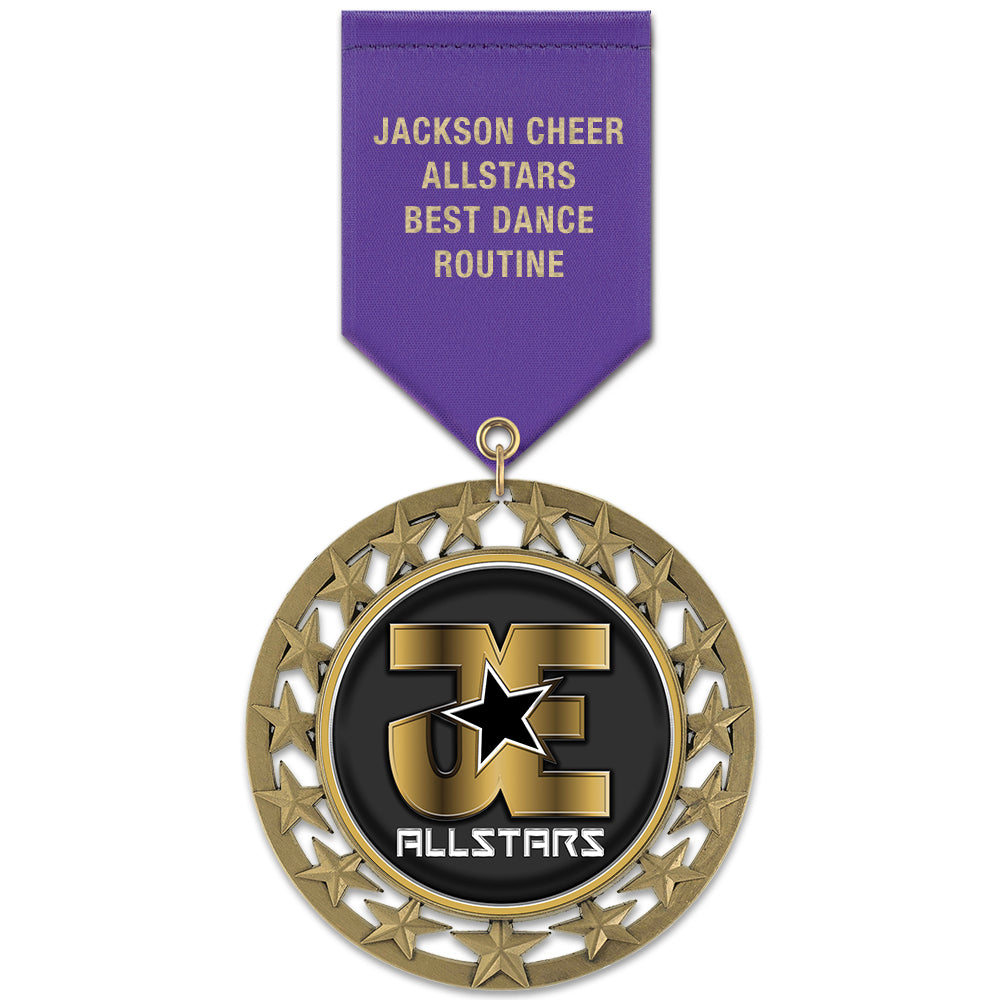 RS14 Award Medal w/ Satin Drape | Hodges Badge Company