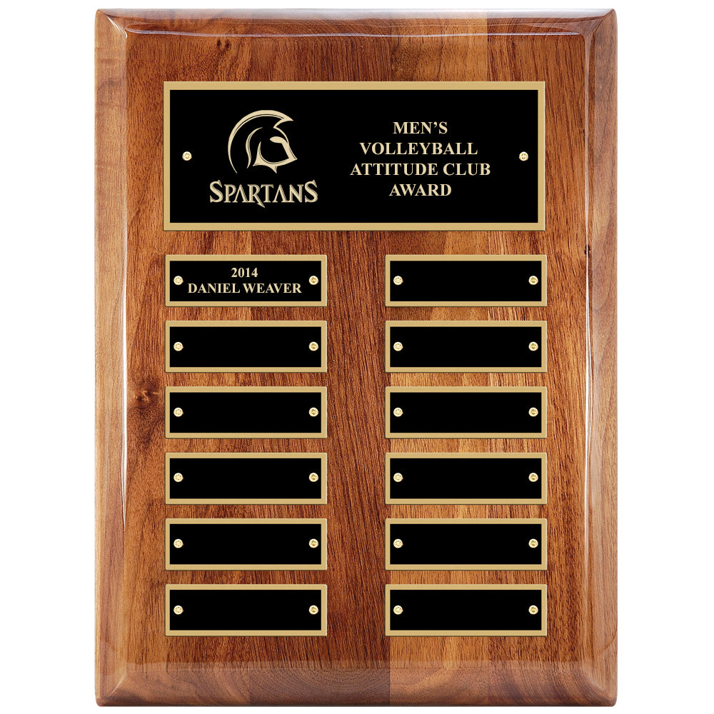 Sports & School Engraved Perpetual Plaques
