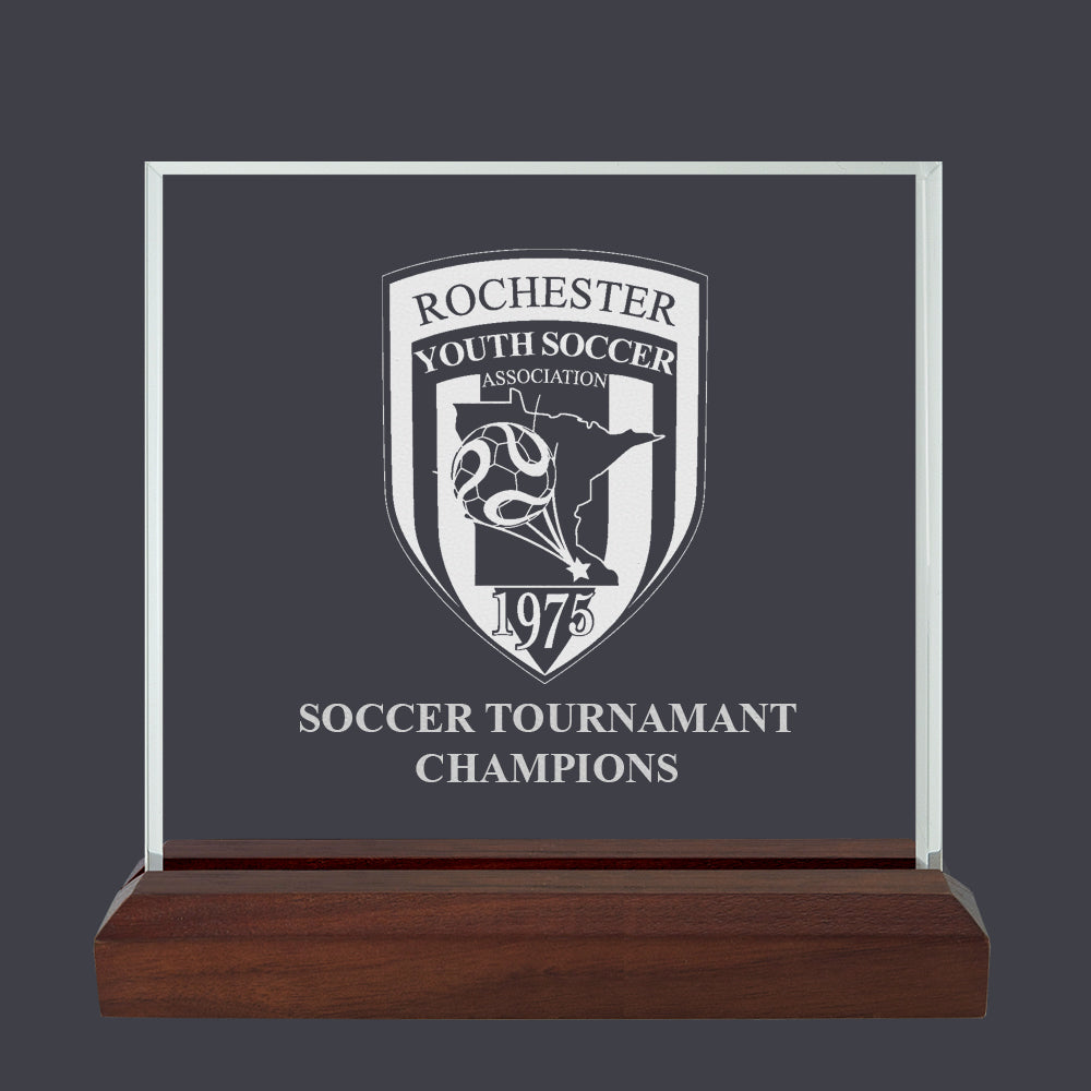 Engraved Sqaure Acrylic Award | Hodges Badge Company